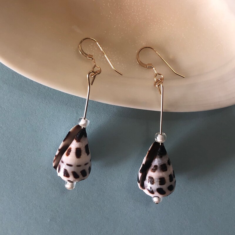 Seashell Earrings - Etsy