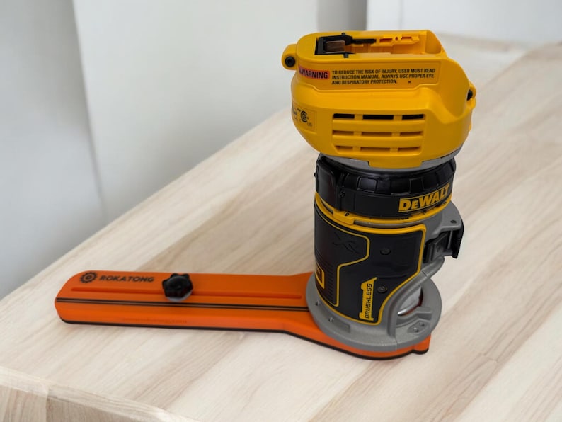 DEWALT Compact Router Circular Jig: 3D Printed Carbon Fiber Base, 1.6 ...