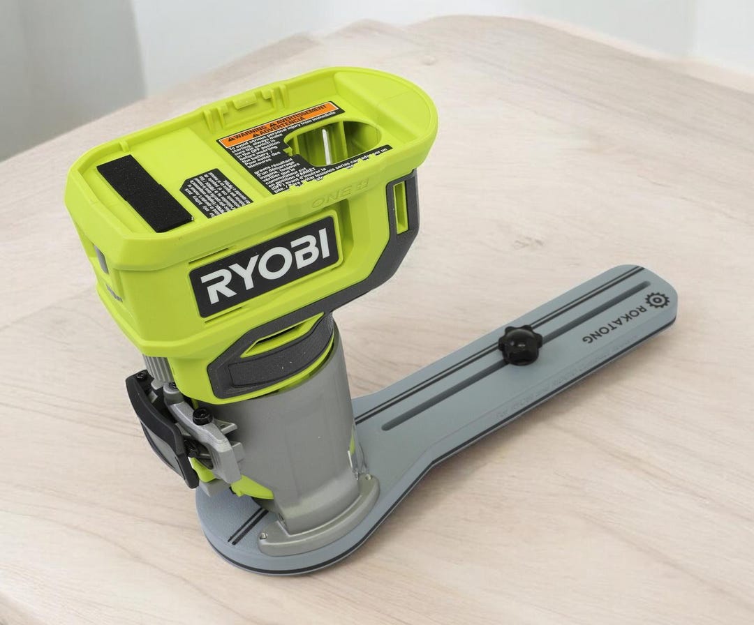 RYOBI Compact Router Circular Jig: 3D Printed Carbon Fiber Base, 1.6-26 ...