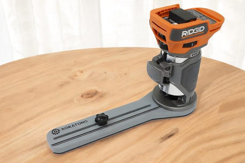 RIDGID Compact Router Circle Jig: Carbon Fiber Reinforced Base (DIGITAL ...