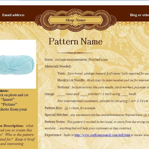 Writing Knitting Pattern - Etsy