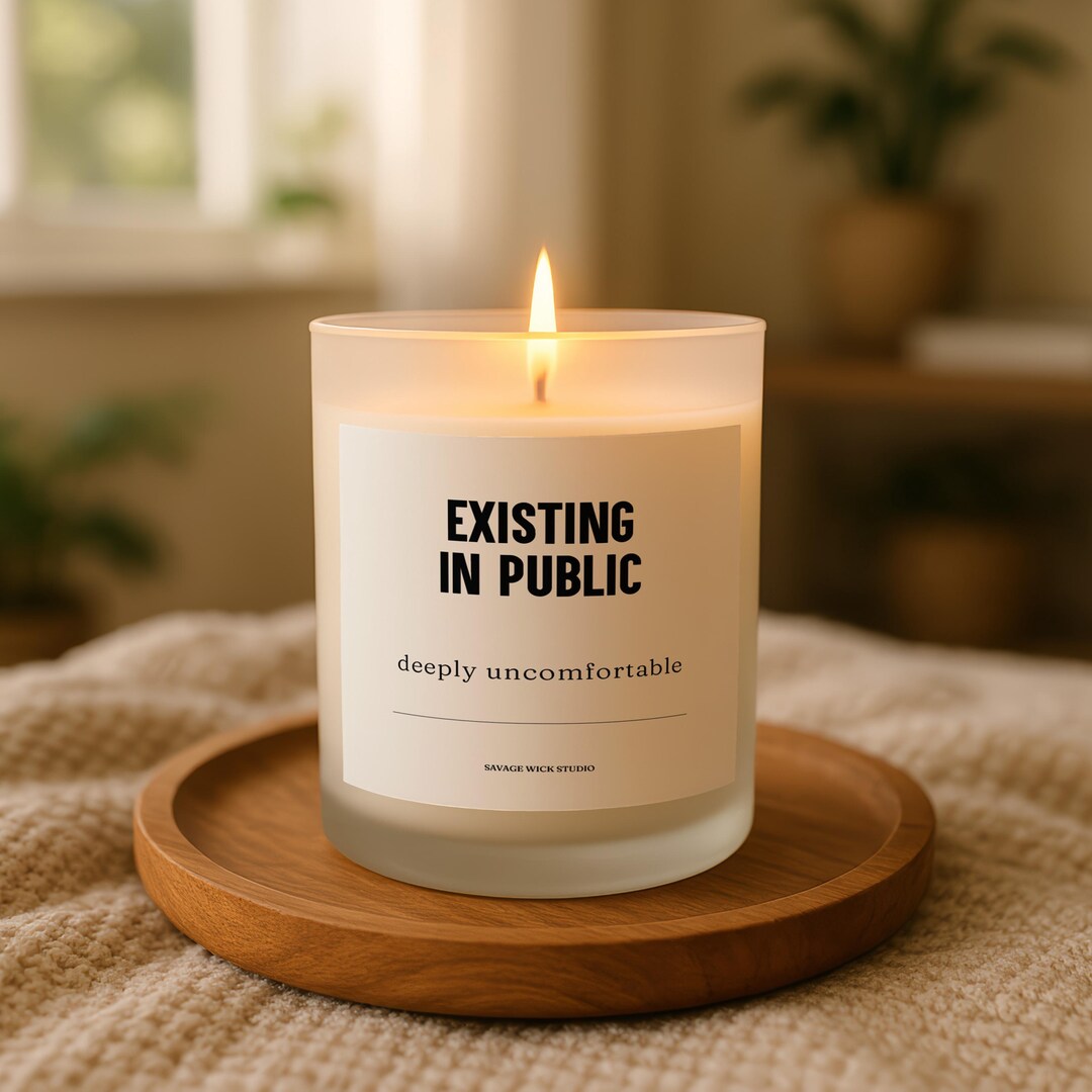 Existing in Public | Introvert Candle | Funny Gifts for Introverts ...