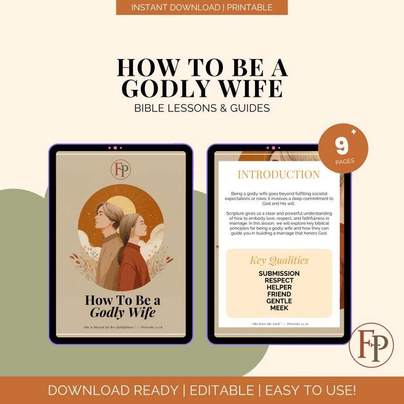 Godly Wife Guide PDF, Christian Marriage, Biblical Wife Study, Proverbs ...