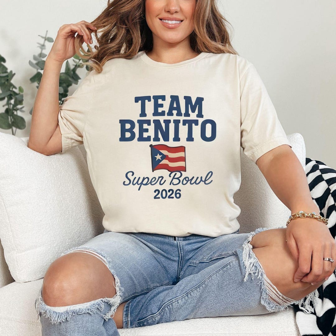 Team Benito Super Bowl 2026 Tee - Etsy