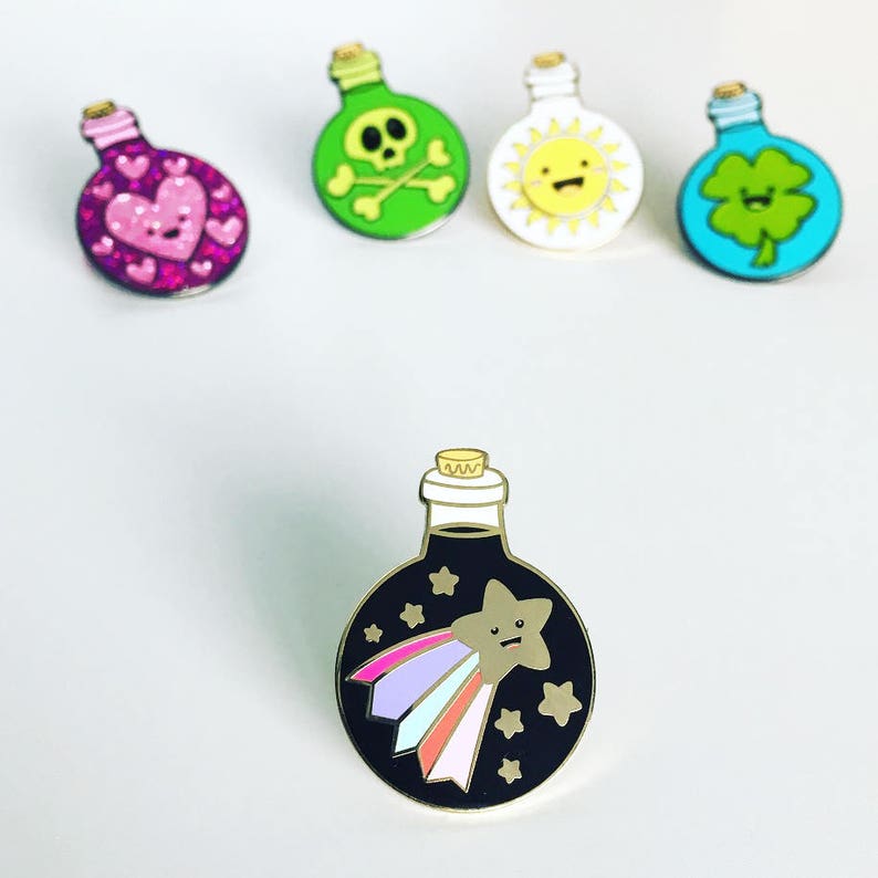 Congratulations Potion Bottle Enamel Pin You're a Star - Etsy