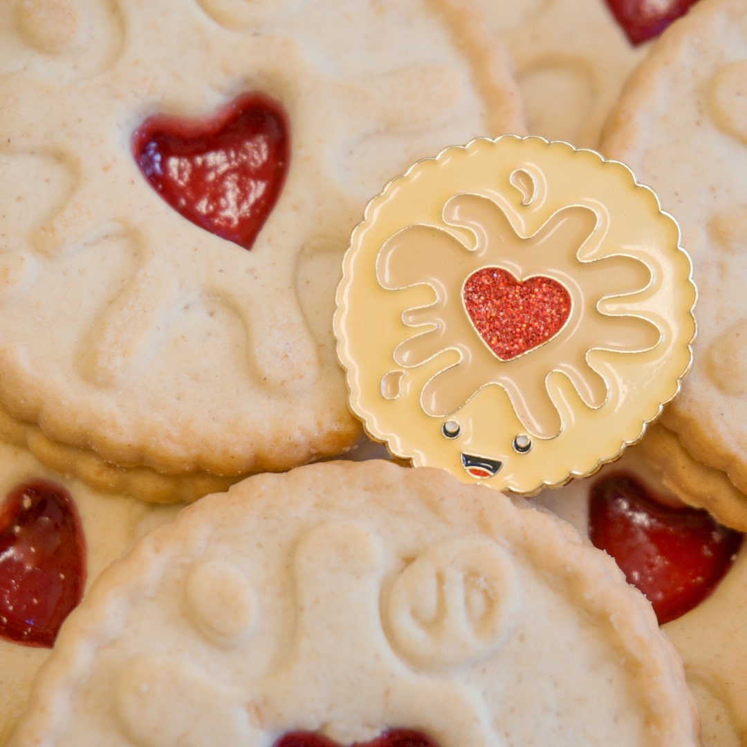 Jammy Dodger Jammie Dodger Biscuit Pin Enamel Pin Badge - Etsy