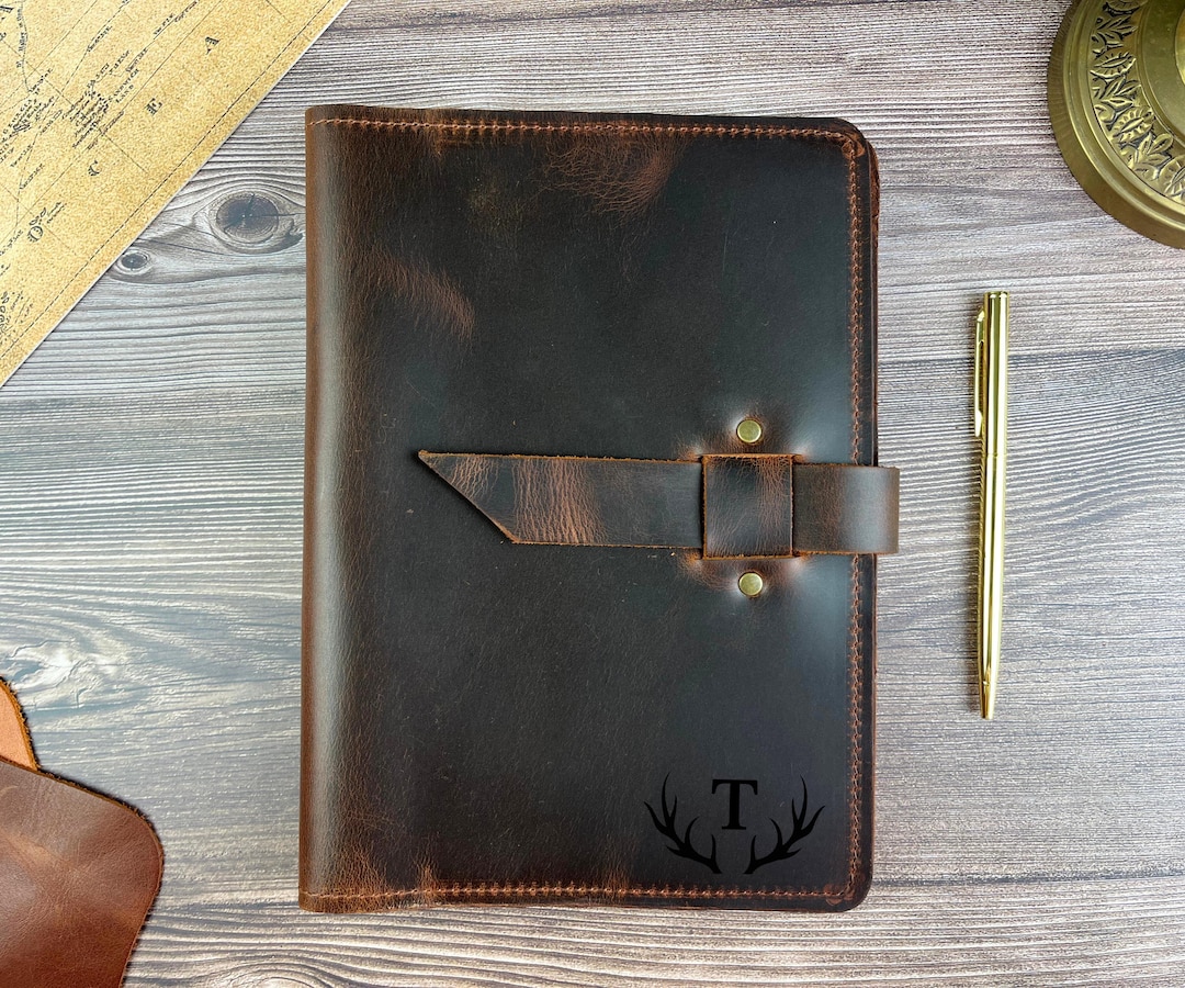 Leather Personalized Journal, Leather Travel Journal, Personalized ...