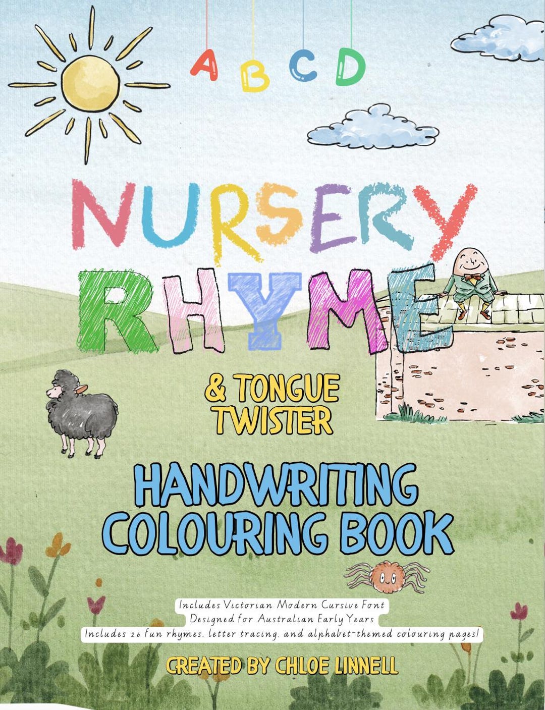 Nursery Rhyme Colouring Book for Kids – Fun Learning Through Art - Etsy