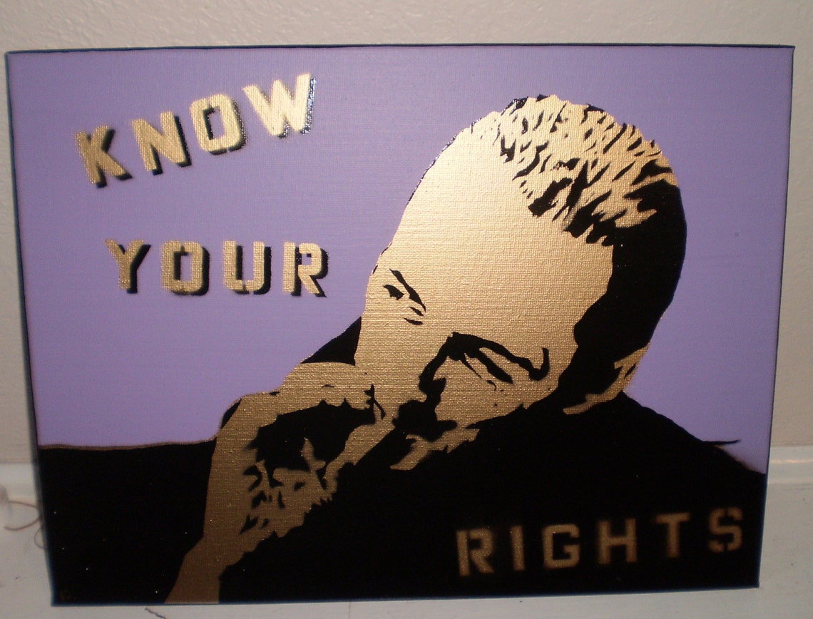 Know Your Rights joe Strummer | Etsy