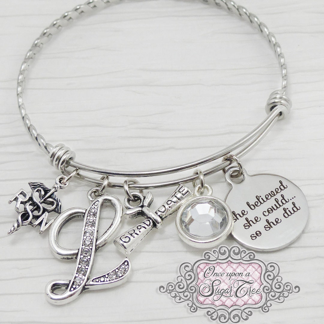 RN Graduation Gift, RN Graduate, She Believed She Could so She Did, Rn ...