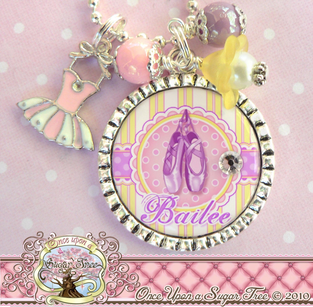 Children's Ballet Jewelry, BALLERINA NECKLACE, Ballerina Slippers ...