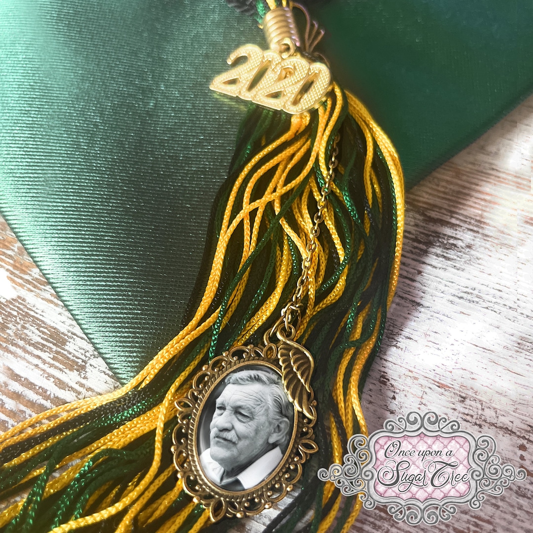 Graduation Memorial Tassel Charm-photo Memorial Graduate Gift ...