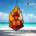 Firefighter Stained Glass Pattern, Fire Ma Suncatcher Template, DIY ...