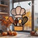 Chef Tools Stained Glass Pattern, Chef Tools Suncatcher Template, DIY ...