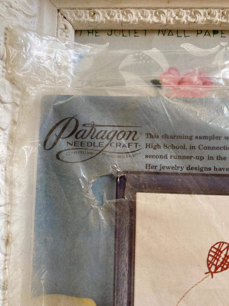 1970s Bring the Hoop Sampler Embroidery Kit - Paragon Needlecraft ...