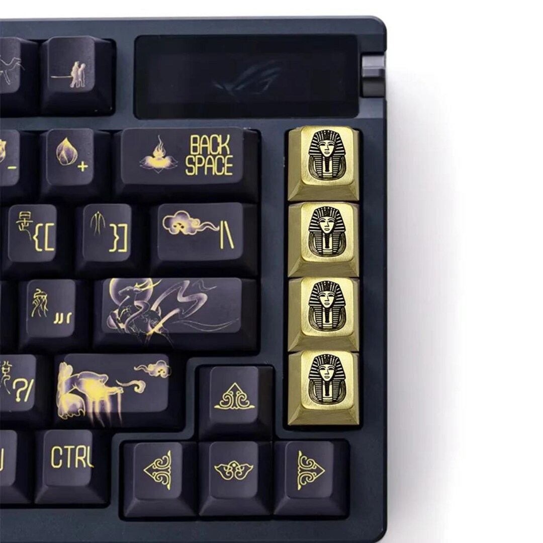 Pharaoh Brass Keycap – Egyptian Arrow Keycap | Custom Cherry Profile ...