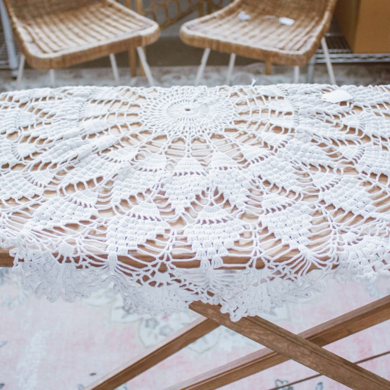 Crochet Table Cover - Etsy