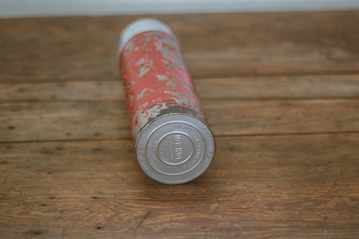 Red Metal Chippy Camping Canteen - Etsy