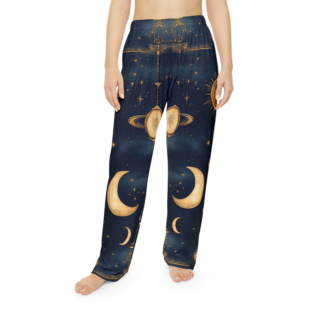 Celestial Women's Pajama Pants, Cozy Loungewear, Astrology Inspired ...