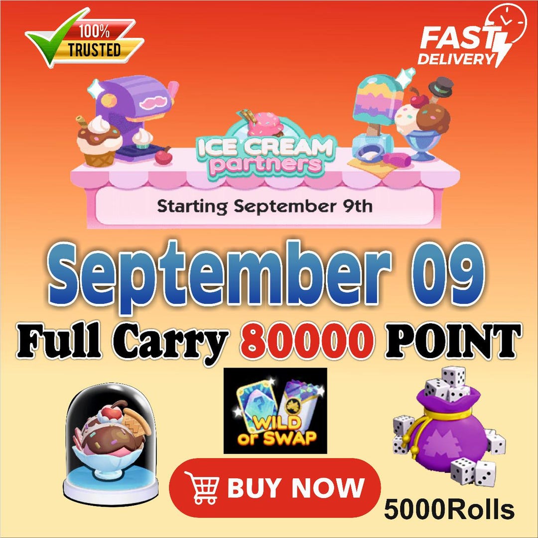 Monopoly Go Ice Cream Partner Event: Fast Completion (3 Hrs, Pre-booked ...