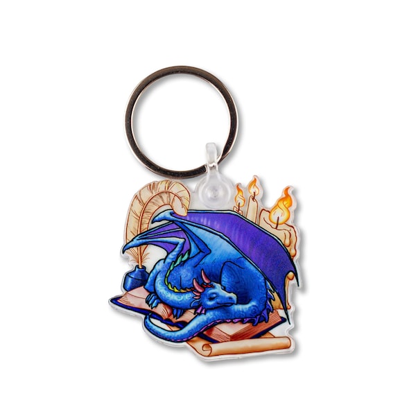 Dragon Keychain - Etsy