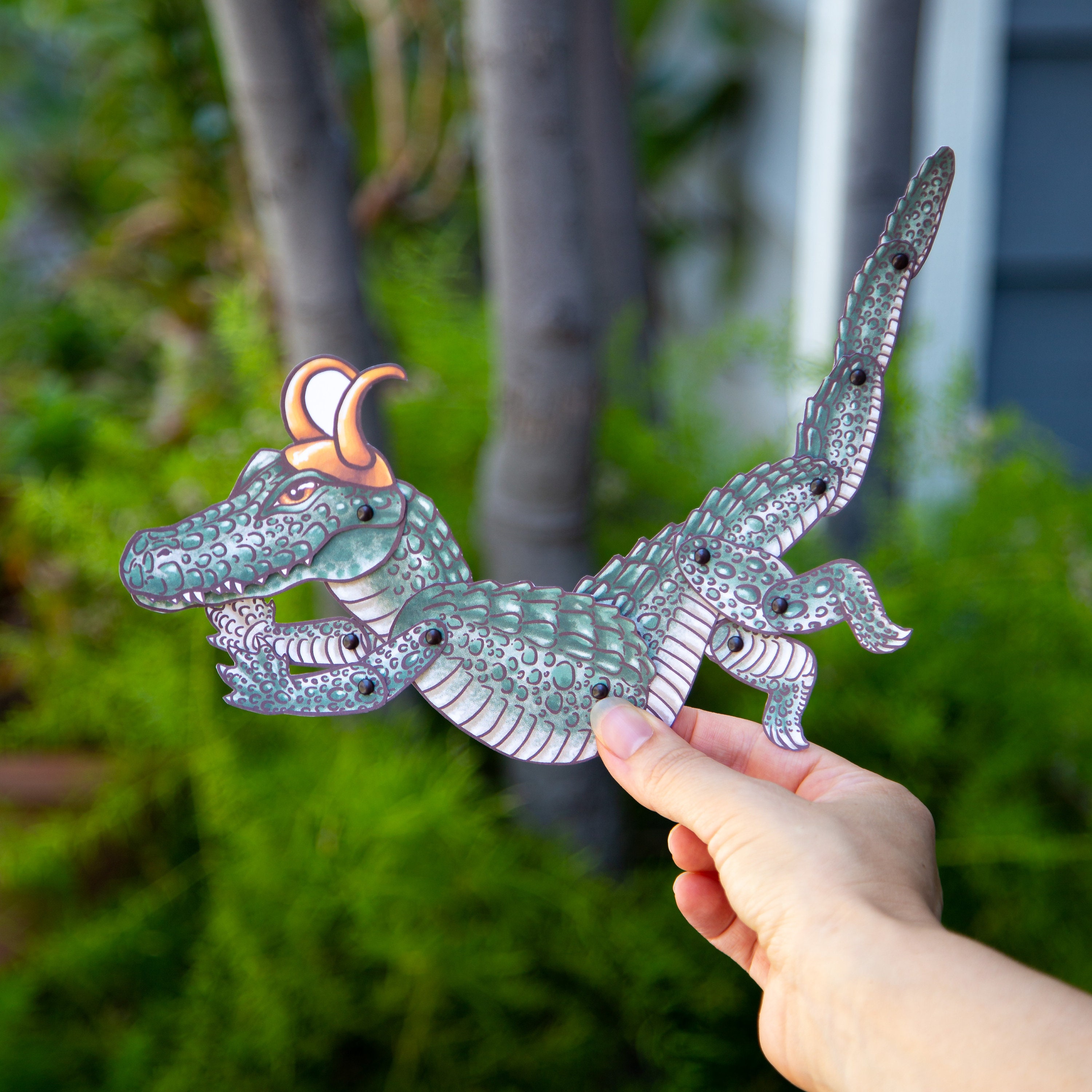 Gator Loki Paper Doll~ Articulated Doll~ Instant Download~ Jointed Doll ...