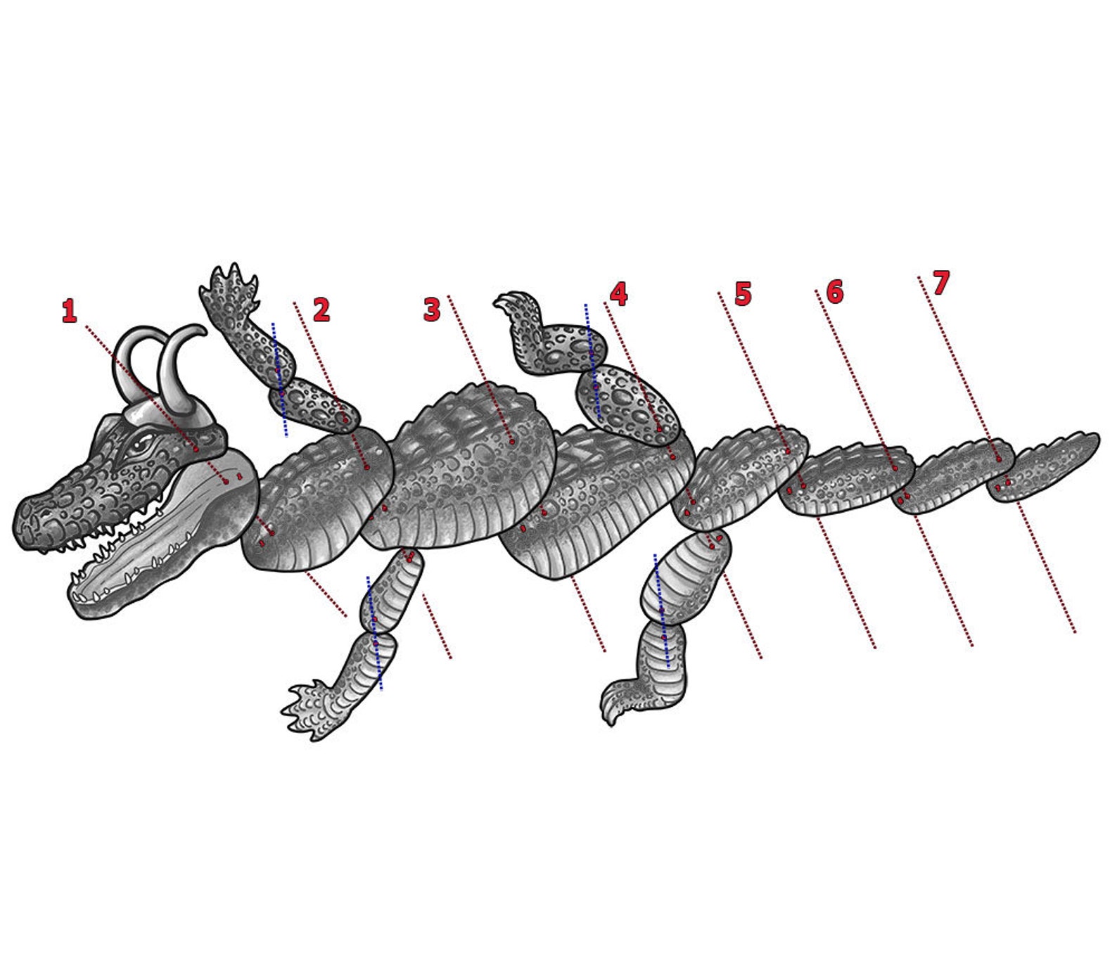 Gator Loki Paper Doll~ Articulated Doll~ Instant Download~ Jointed Doll ...