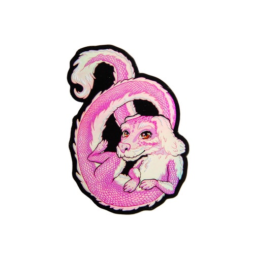 Falkor Sticker Neverending Story Luck Dragon Iridescent - Etsy