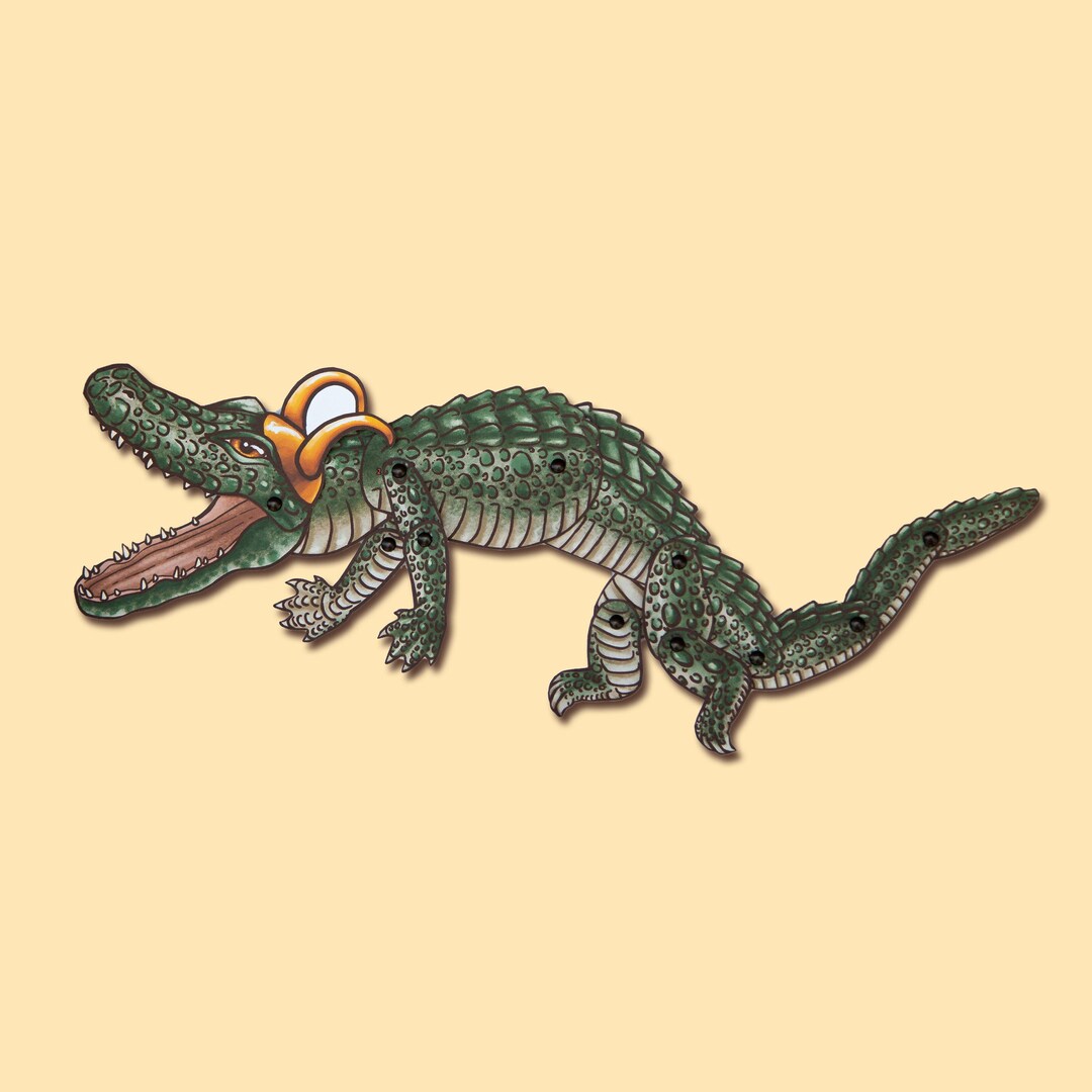 Gator Loki Paper Doll Articulated Doll Instant Download Jointed Doll ...