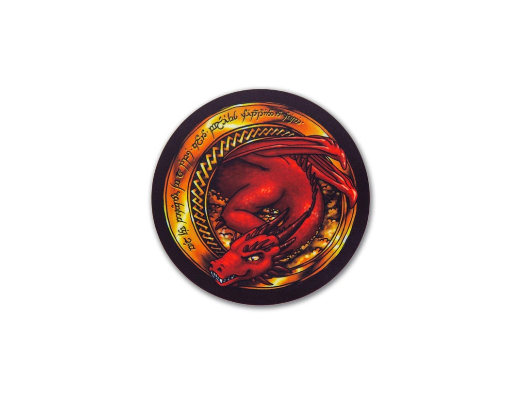 Smaug Dragon Sticker: Art Nouveau, Vinyl Laptop Decal - Etsy