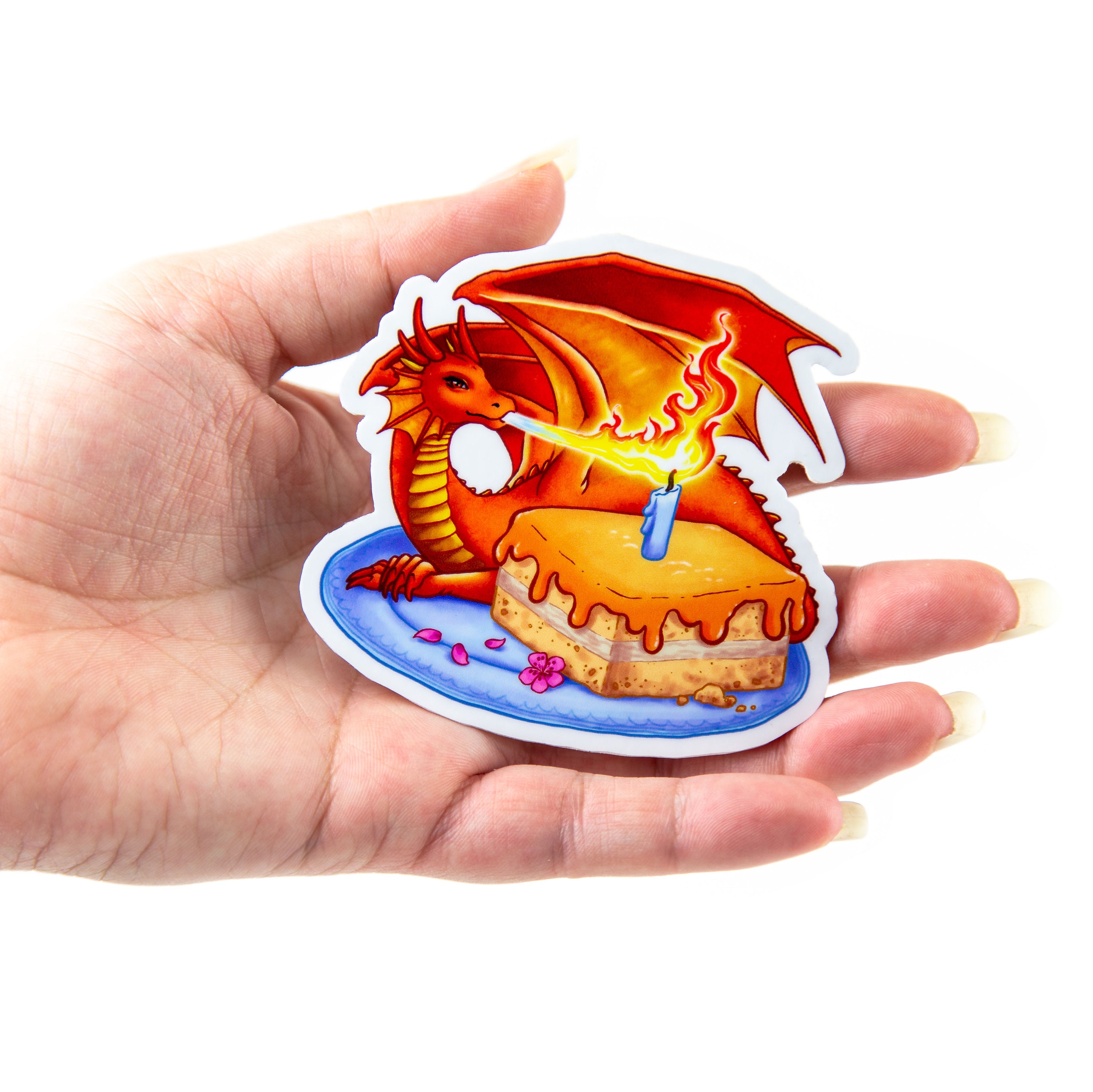 Stickers, Labels & Tags Dragon Sticker~ Birthday Cake Dragon~ Birthday ...
