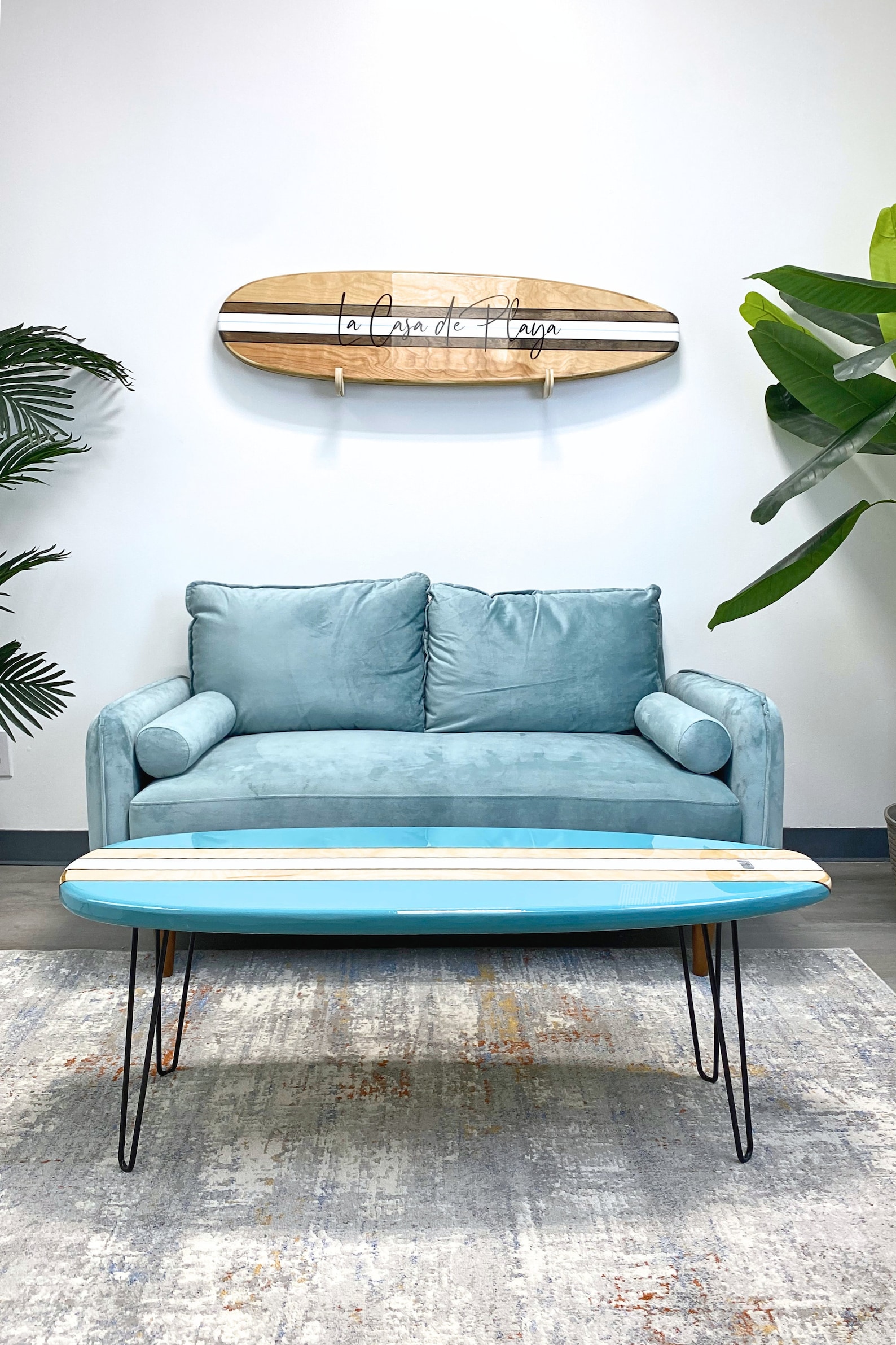 The King Tide Surfboard Coffee Table - Etsy