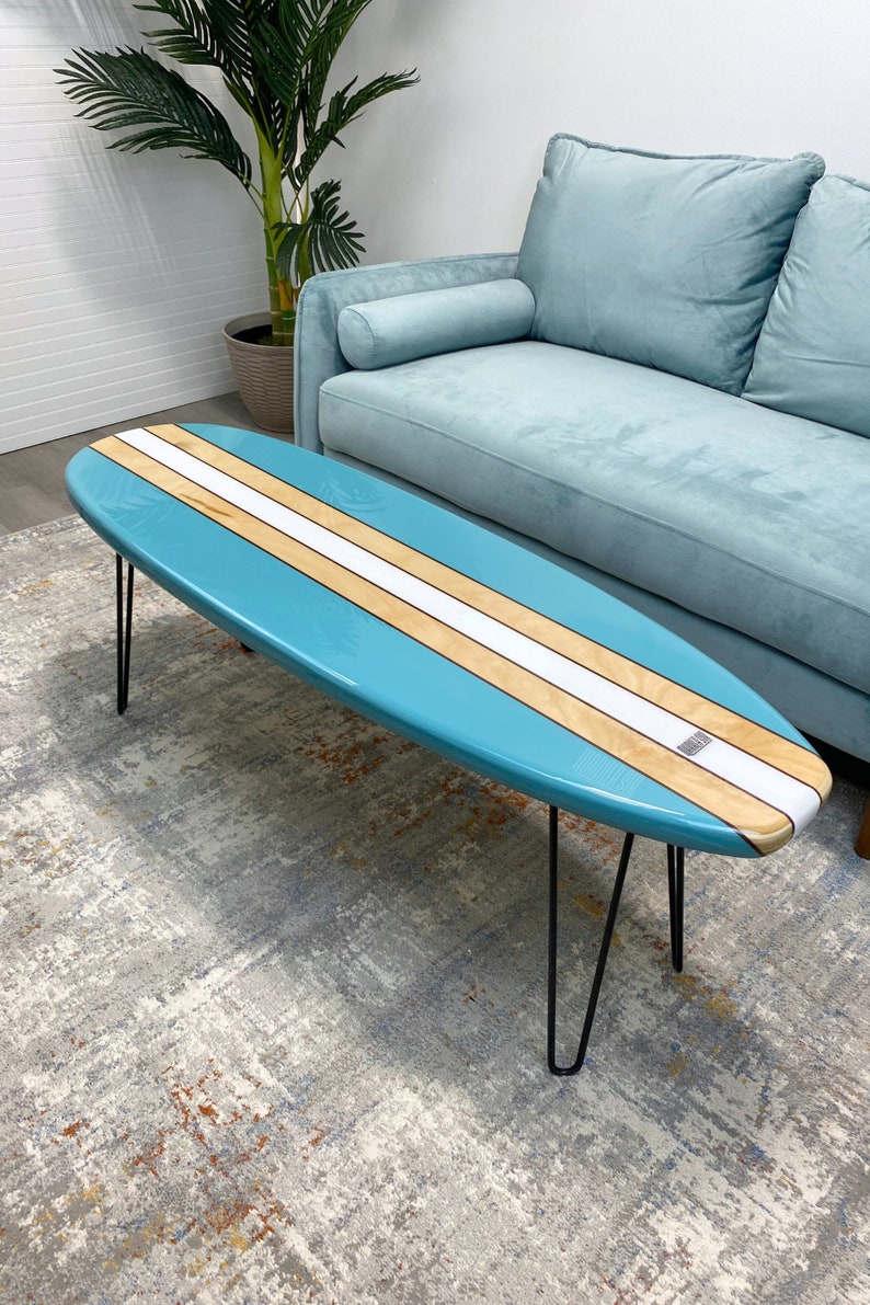 The King Tide Surfboard Coffee Table - Etsy