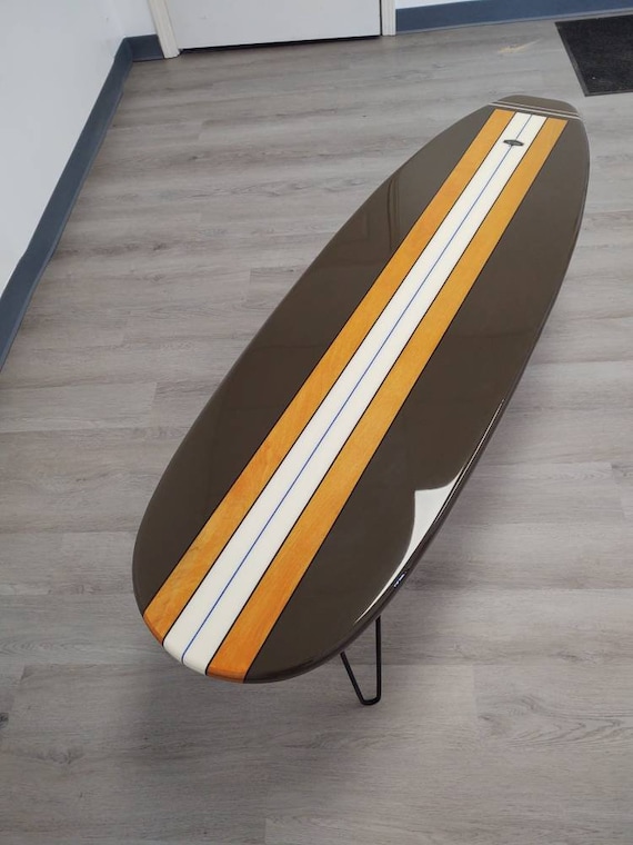 Surfboard Coffee Table Wooden Surfboard Table Surf Furniture - Etsy