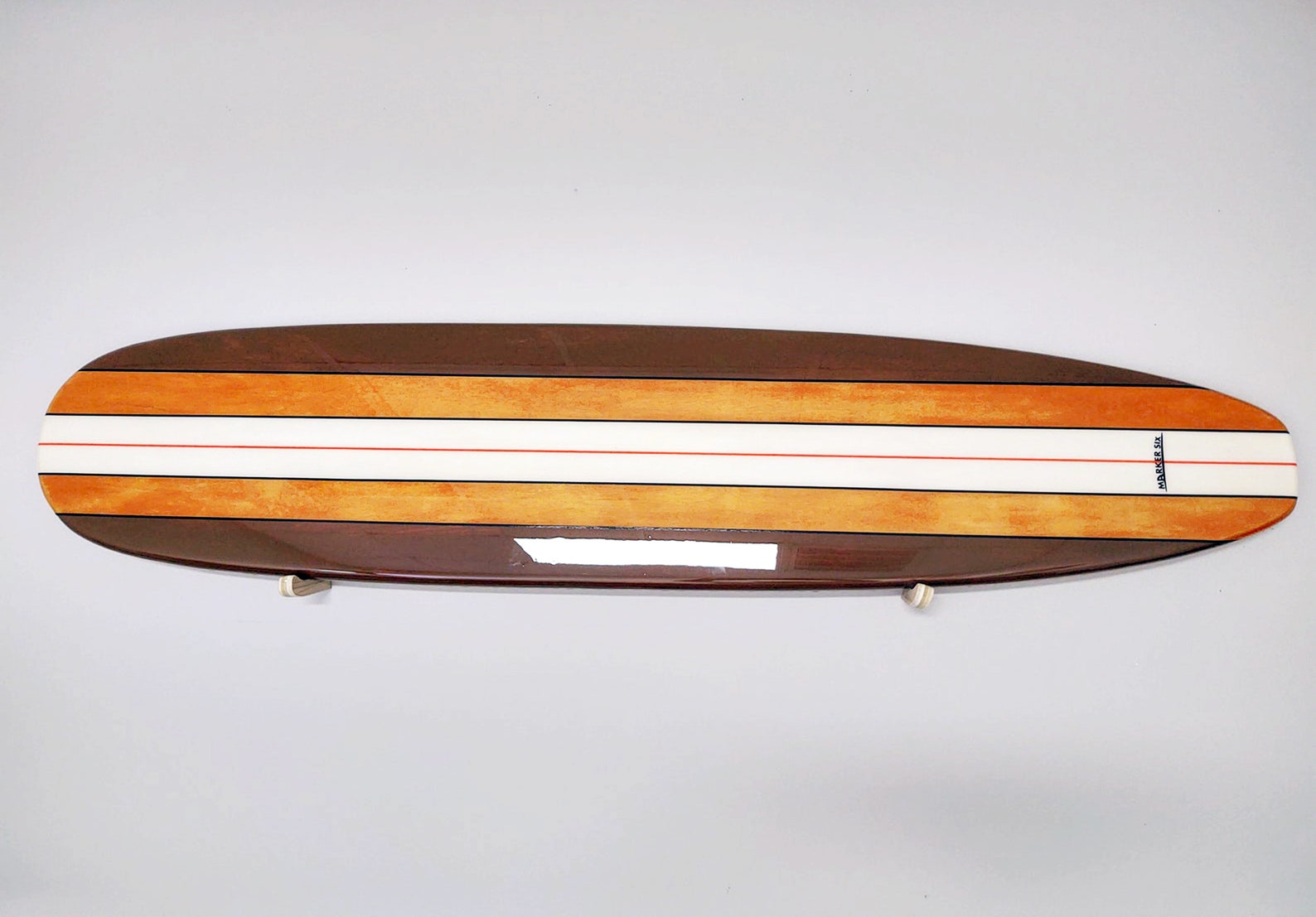 Tri-color Wooden Surfboard Wall Art Hanger - Etsy
