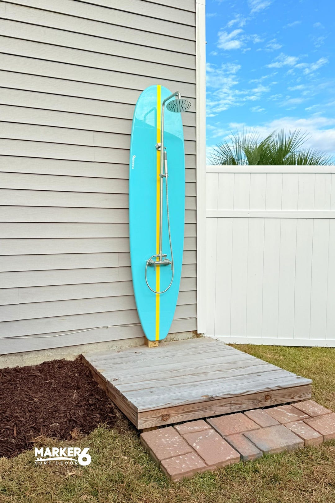 Outdoor Longboard Shower Surfboard Panel for Pools and Beach Houses - Etsy