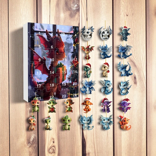 Dragon Advent Calendar - Etsy