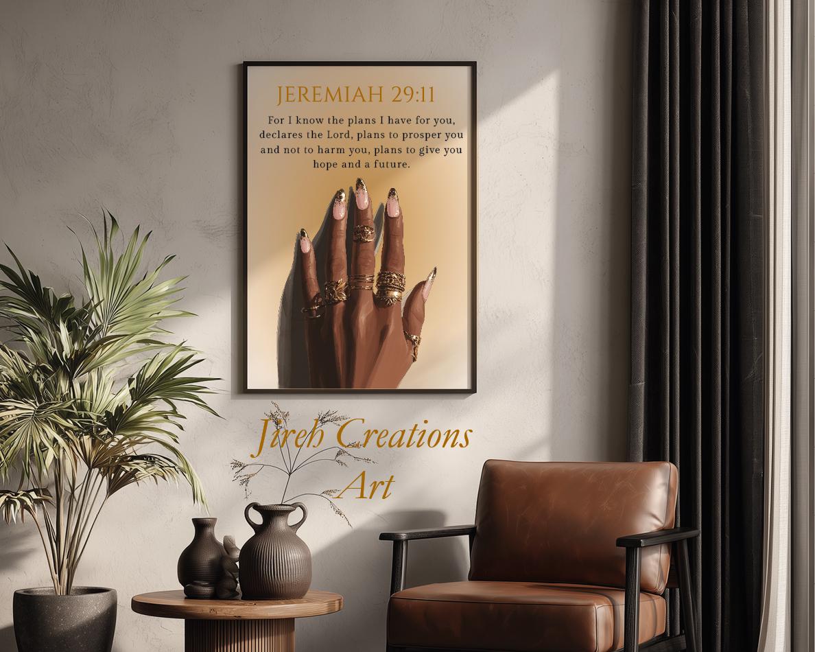 Christian Black Women Wall Art, Black Woman Art, Scripture Wall Art ...