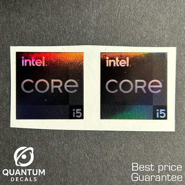 Intel Core I5 Stickers - Etsy