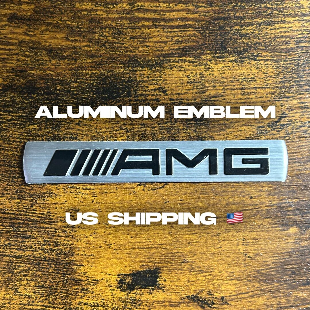 1x AMG Mercedes Benz Small Car Emblem Metal Aluminum Badge (silver) - Etsy