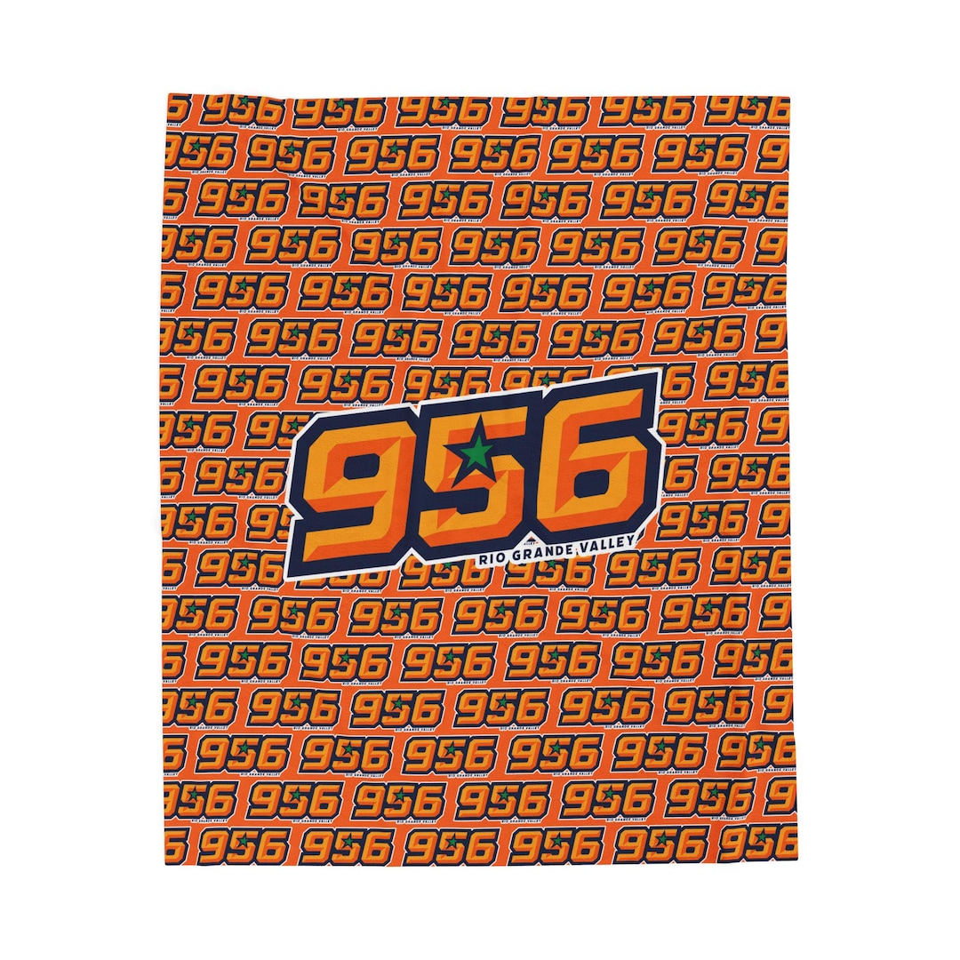 Velveteen Plush Blanket: RGV 956 Logo, Vaqueros Football Game Throw - Etsy