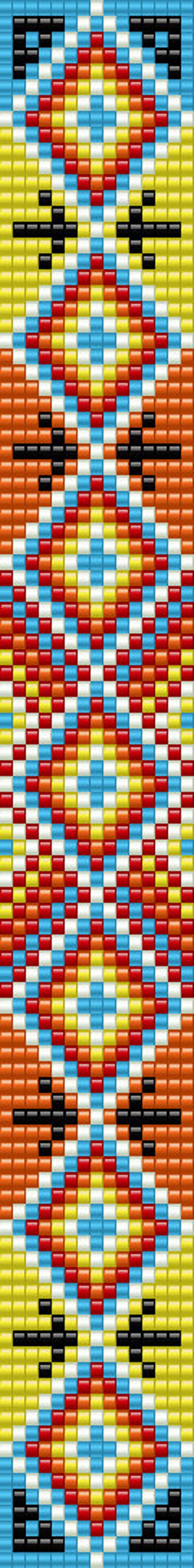 Native Inspired Loom Bracelet Pattern Downloadable - Etsy