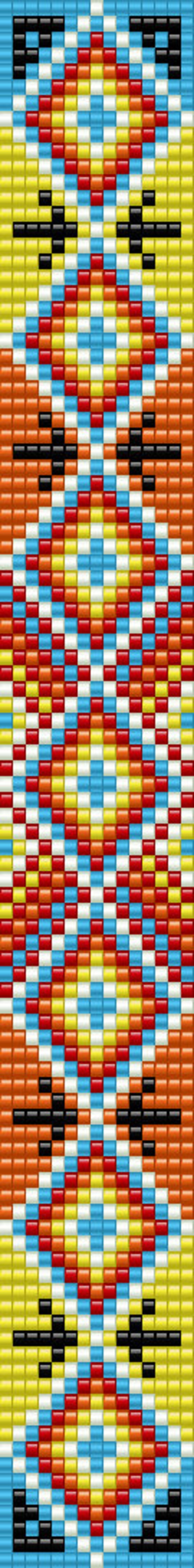 Native Inspired Loom Bracelet Pattern Downloadable | Etsy