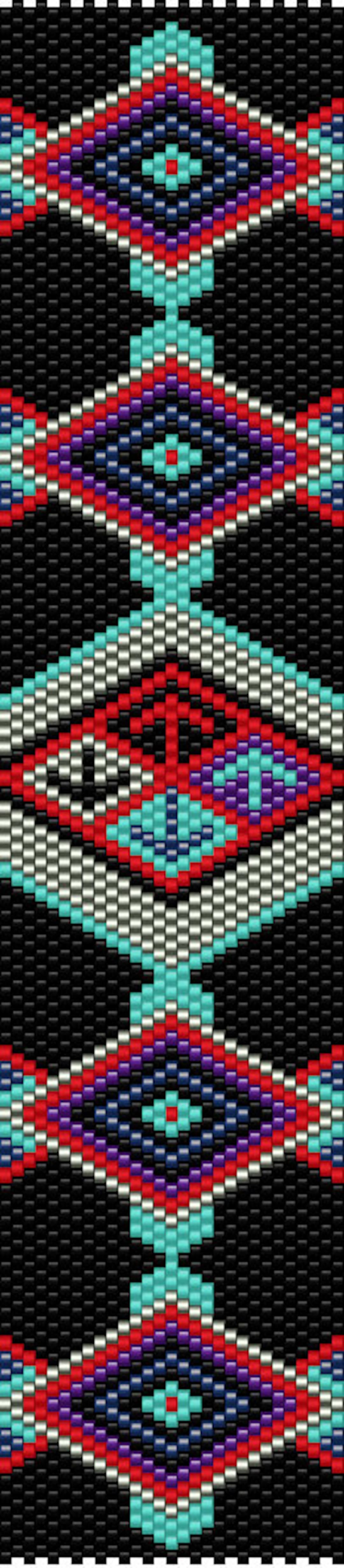 Arrows Beaded peyote Bracelet Pattern Only - Etsy