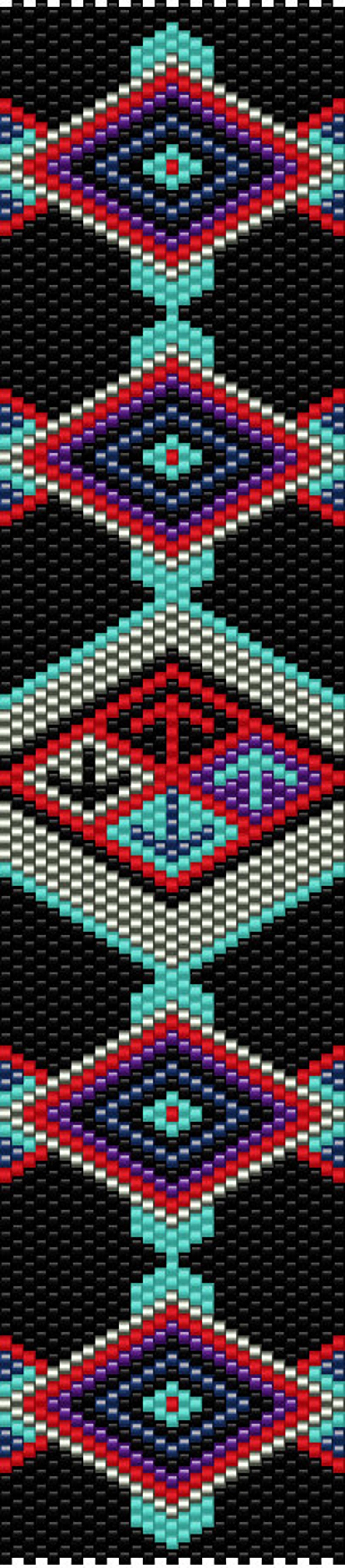 Arrows Beaded peyote Bracelet Pattern Only - Etsy