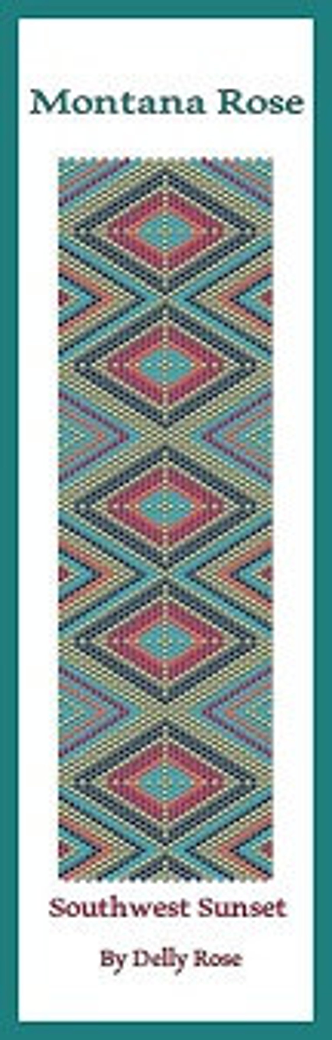 Southwest Sunset Peyote Bracelet Pattern - Etsy