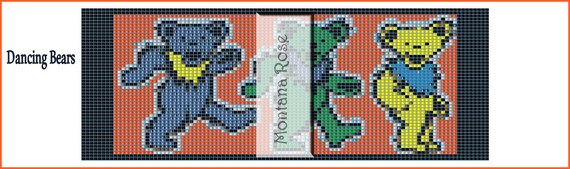 Dancing Bears Bead Loom Pattern | Etsy