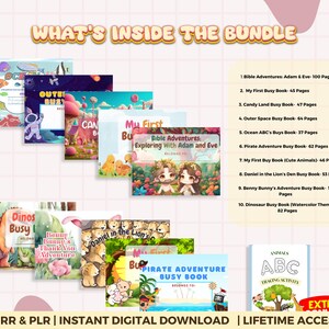 Mega Busy Book Printable Bundle, 550+ Pages Toddler Learning Binder ...