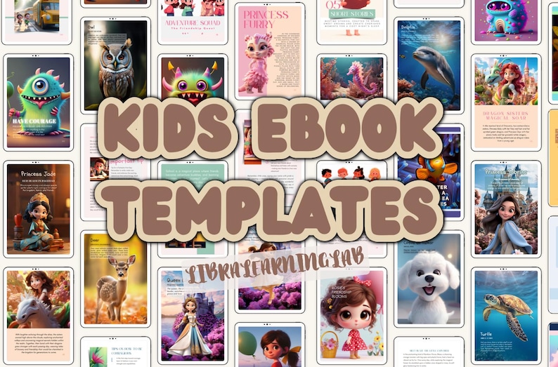 Kids Storybook Bundle | Editable Canva Template | Printable Children’s ...