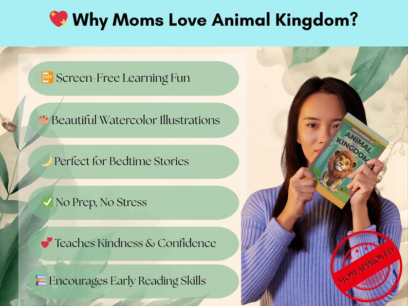 Children's Storybook: Animal Kingdom Storybook – Interactive Flipping ...